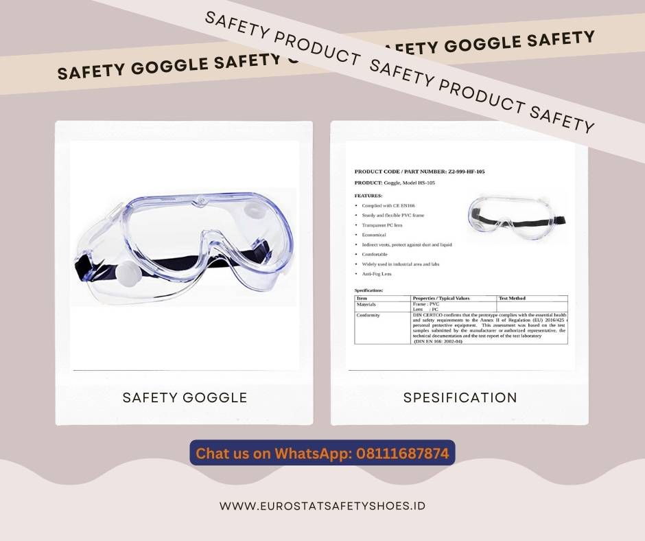 Harga Grosir Goggles Safety Clear Vision di Bali - Jual Sepatu Safety ...