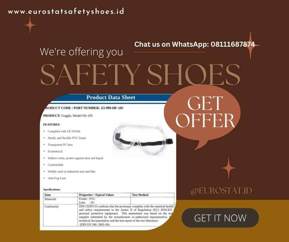 Distributor Safety Goggles Anti Air di Dki Jakarta - Jual Sepatu Safety ...