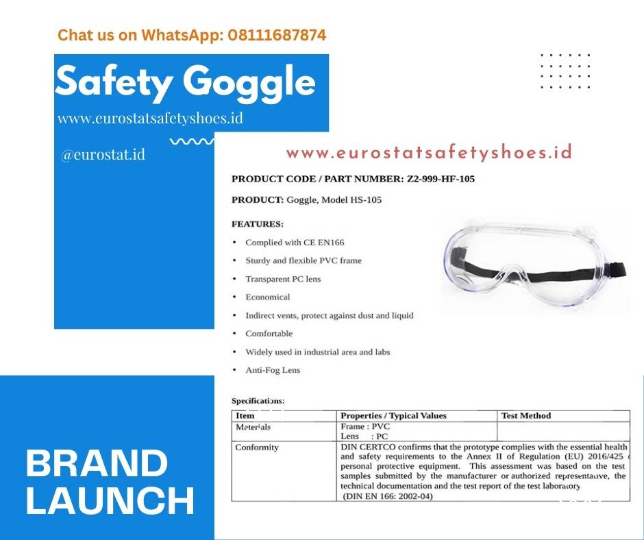 Jual Safety Goggles Untuk Laboratorium di Bengkulu - Jual Sepatu Safety ...