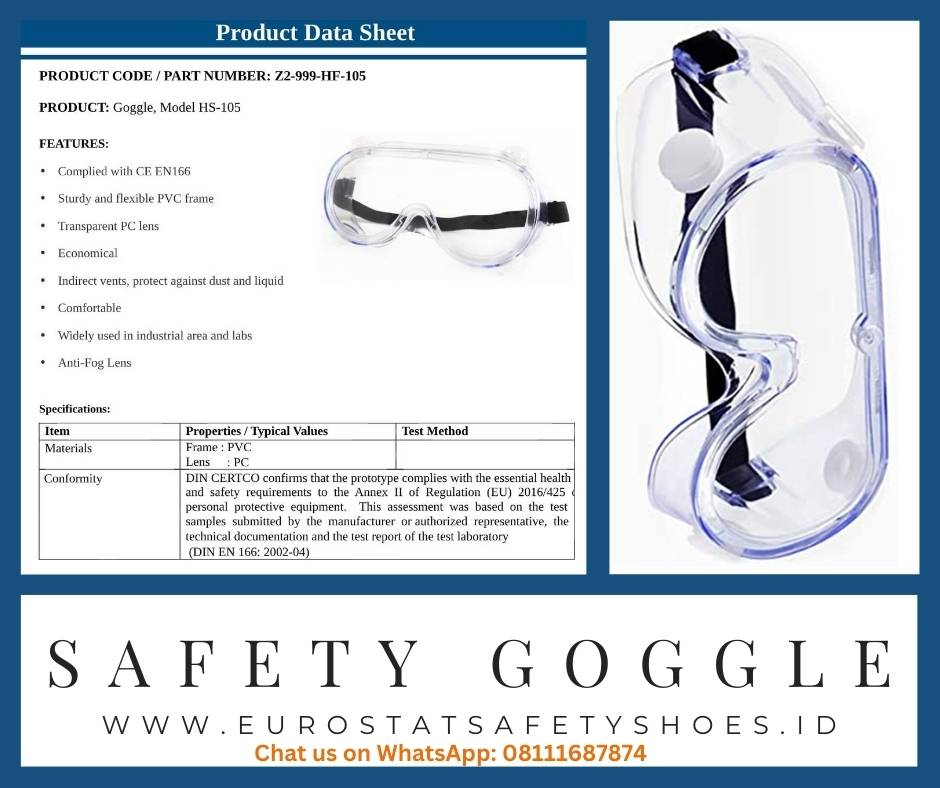 Cari Safety Goggles Anti Air di Sulawesi Selatan - Jual Sepatu Safety ...