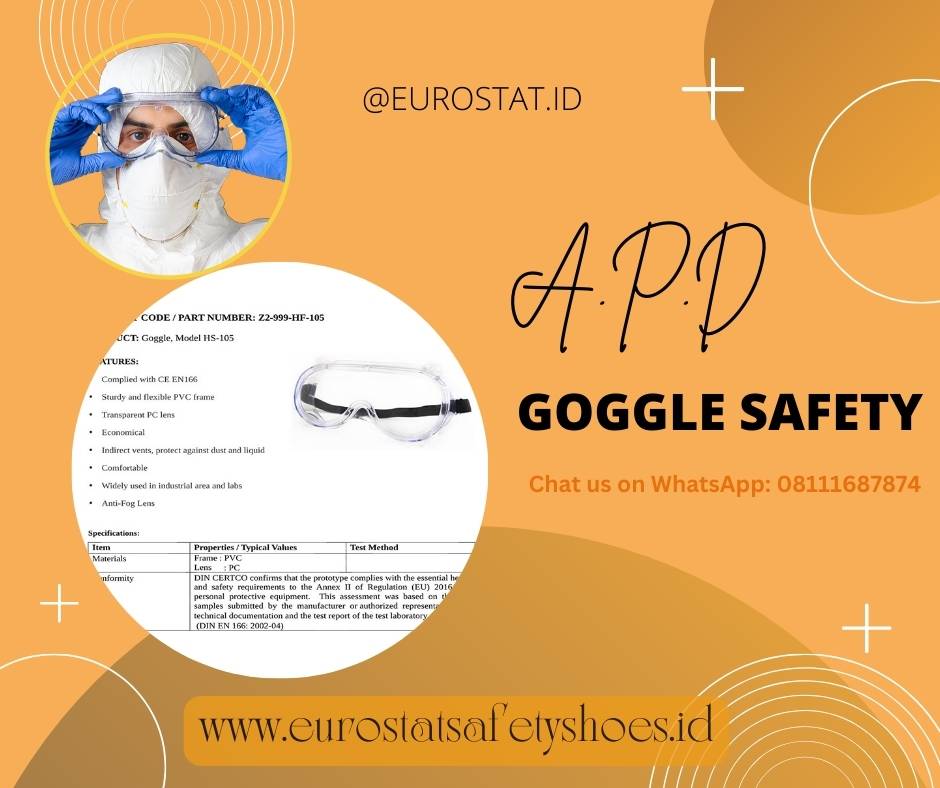 Agen Safety Goggle ANSI Standard di Maluku Utara - Jual Sepatu Safety ...