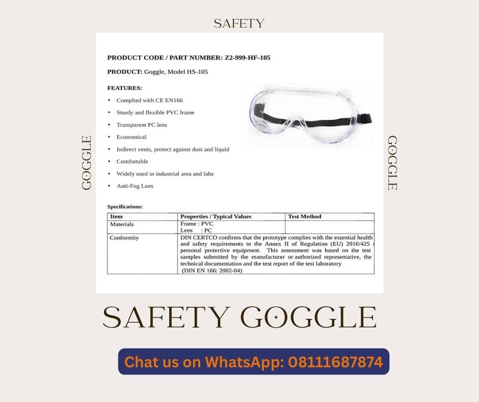 Jual Safety Goggle Untuk Pengguna Kacamata di Kabupaten Bone - Jual ...